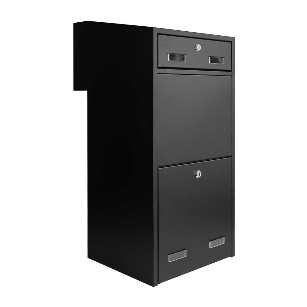 Outdoor Parcel Box for Gates & Fences | Sigma Rear Access Secure Parcel ...