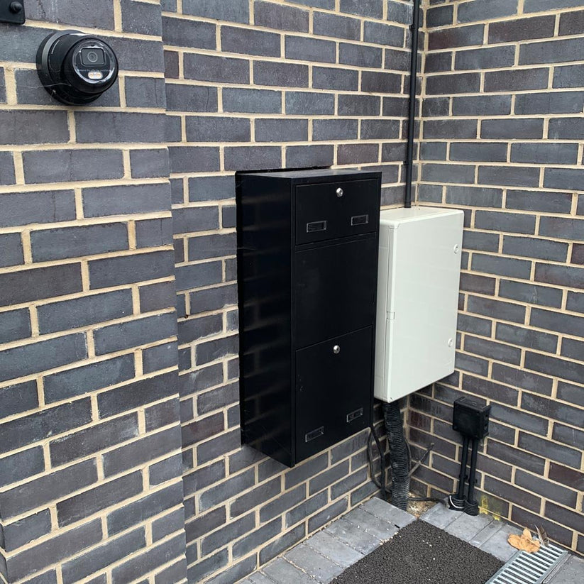 Outdoor Through the Wall Parcel Box | Sierra Rear Access House Parcel ...