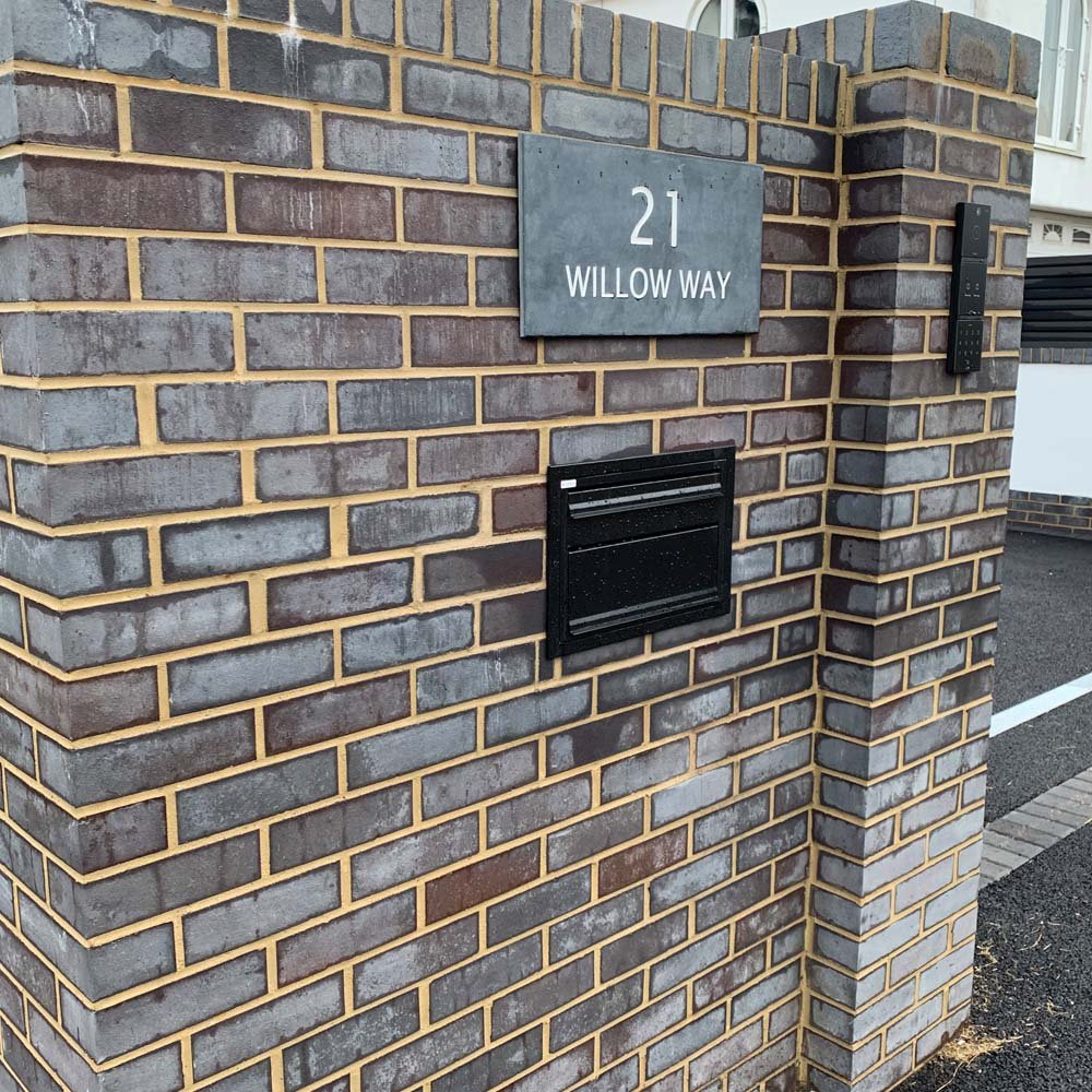Outdoor Through the Wall Parcel Box | Sierra Rear Access House Parcel ...